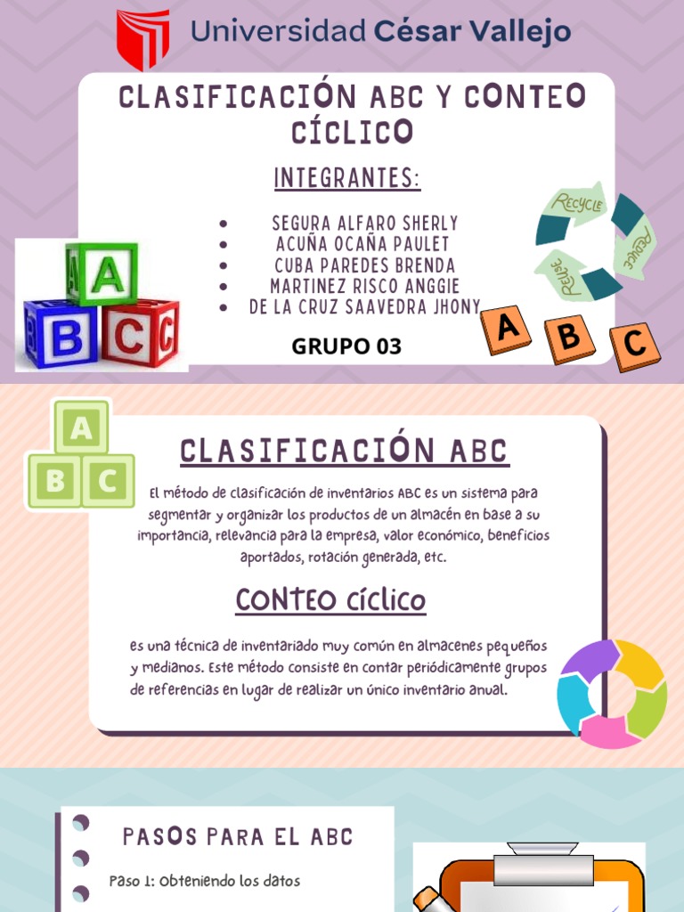 Abc y Conteo Cíclico | PDF | Inventario | Business