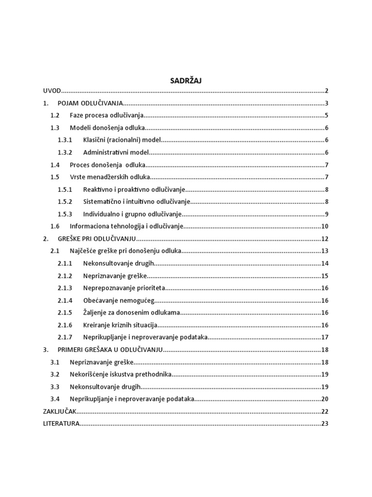 MO - Seminarski Rad | PDF