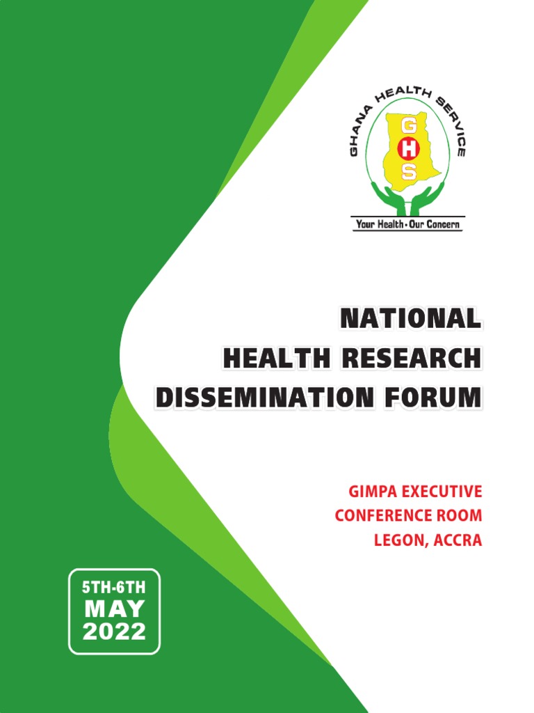 Brochure For Ghs National Health Research Dissemination Forum | PDF ...