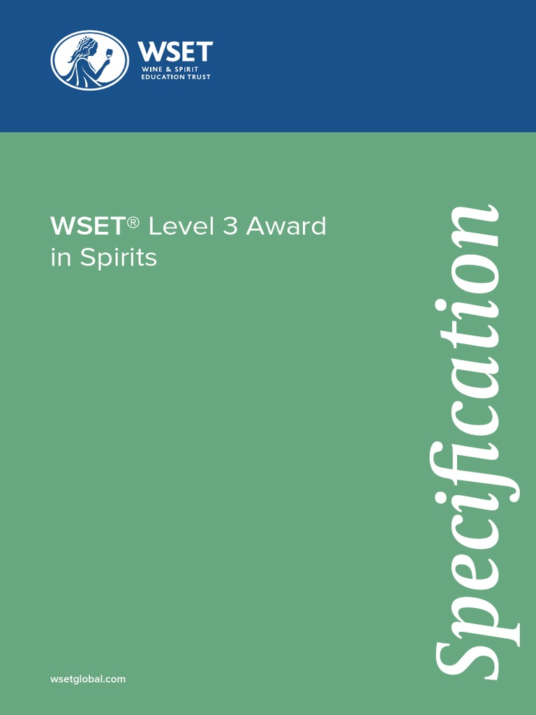 Wset L3spirits Specification en Jun2020 | PDF | Whisky | Scotch Whisky
