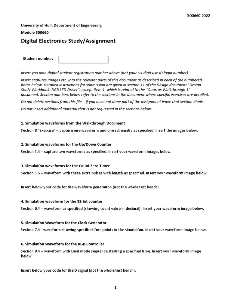 DigitalDesignStudy Template | PDF | Computer Engineering | Computing