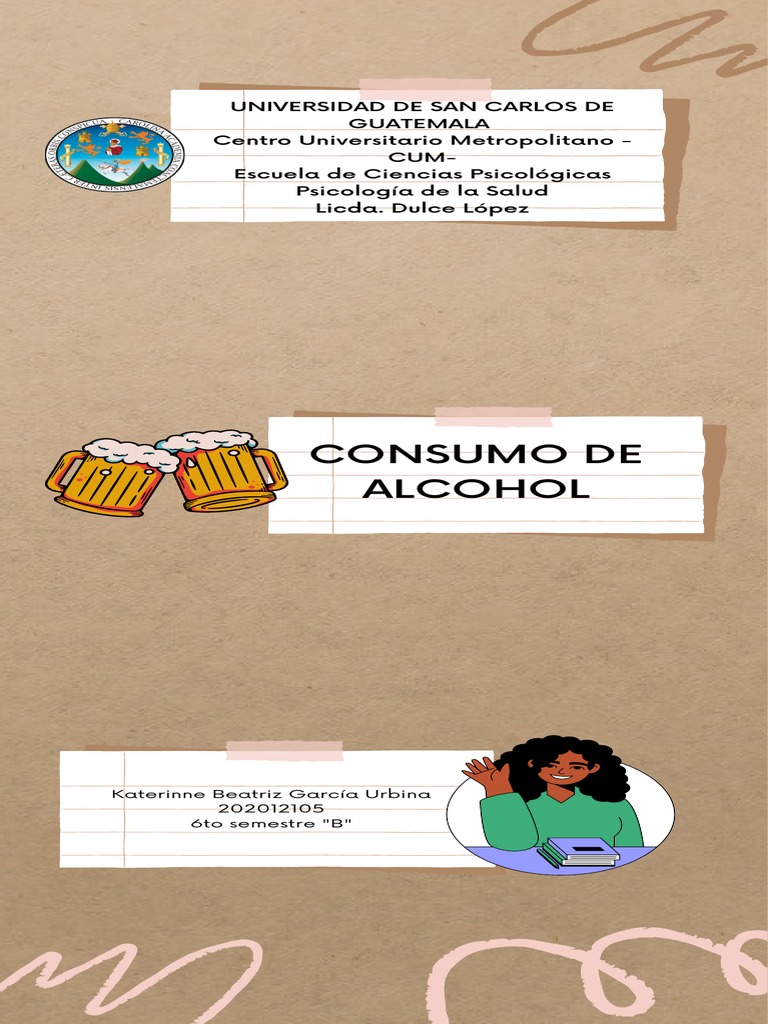 Consumo de Alcohol | PDF | Alcoholismo | Guatemala