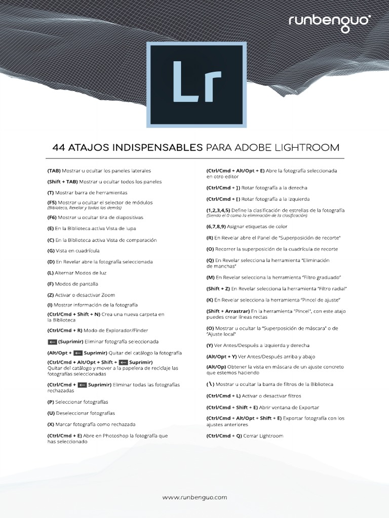 Atajos Lightroom | PDF
