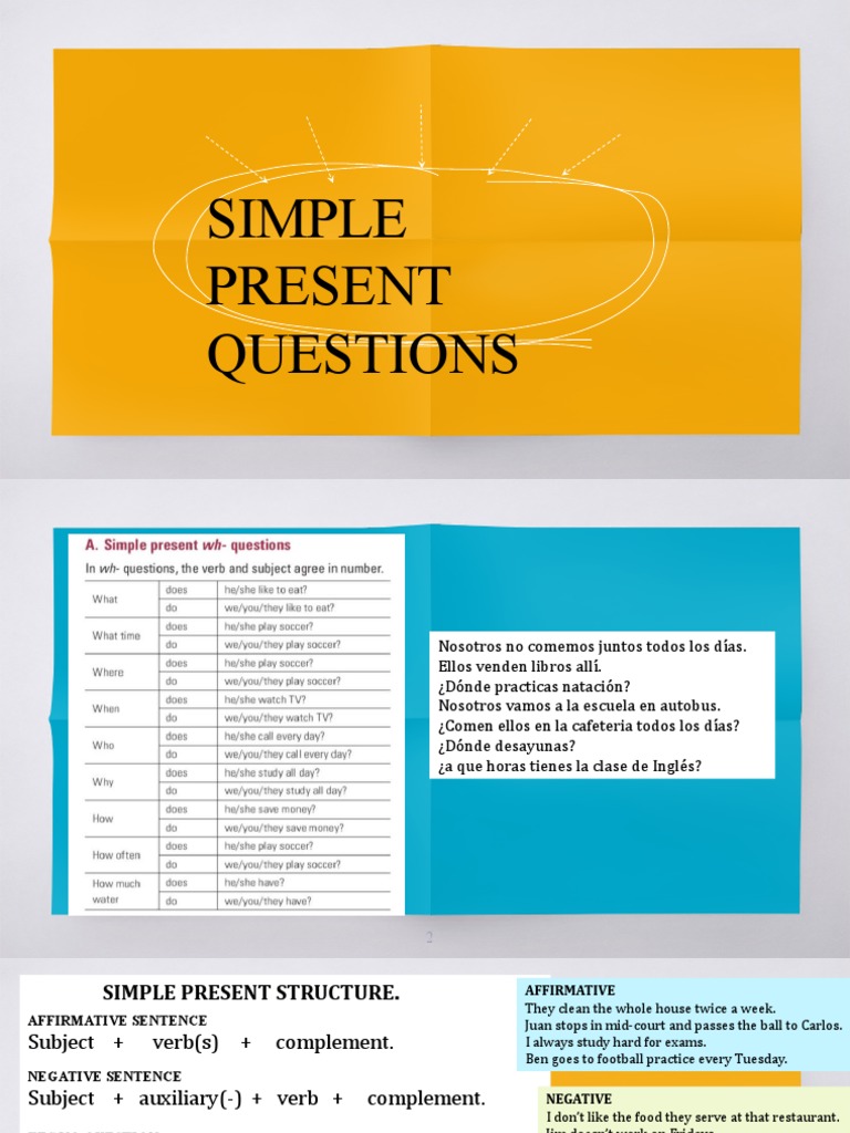 Simple Present Questions | Download Free PDF | Linguistics | Grammar