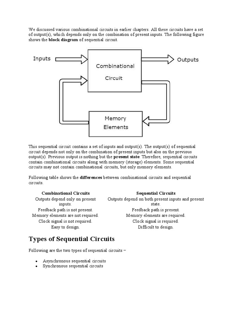 Understanding Sequential Circuits and Flip-Flops | PDF | Electronic Circuits | Digital Technology