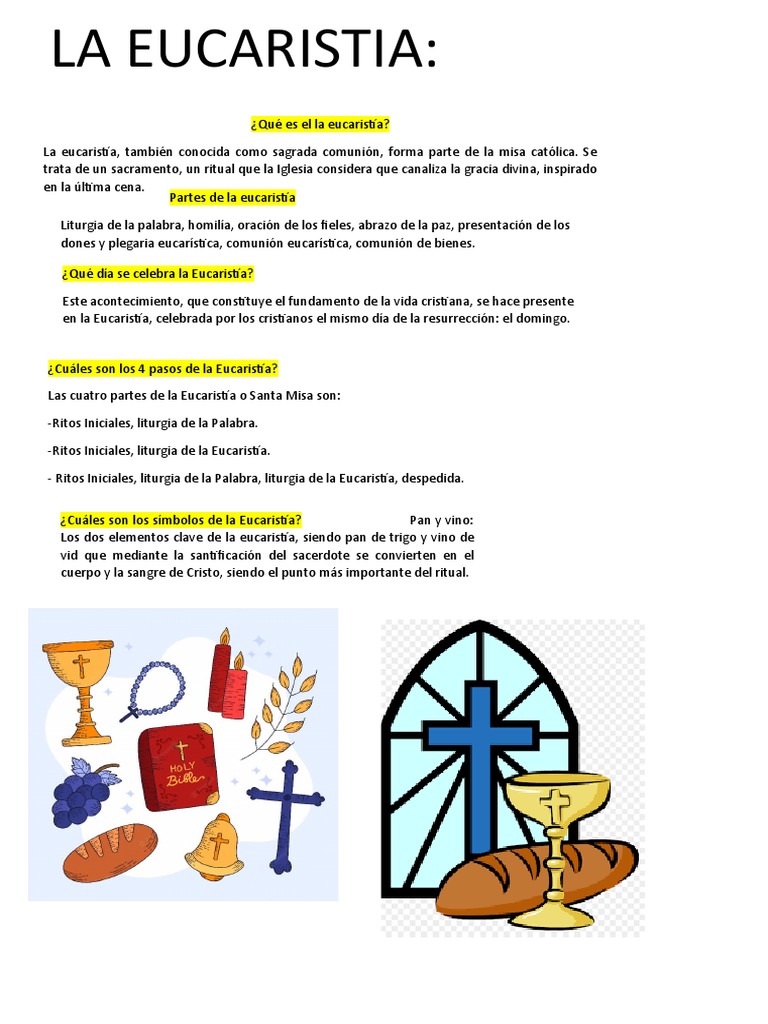 La Eucaristia | PDF
