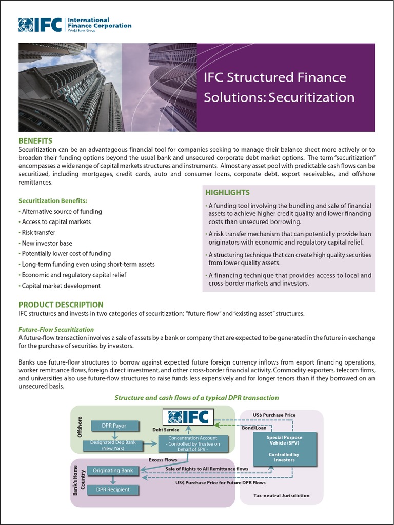 IFC Structured Finance Eng | PDF | Securitization | Asset Backed Security