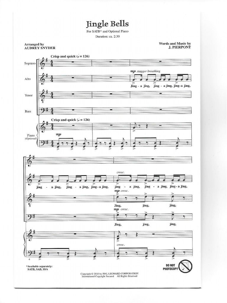 Jingle Bells | PDF