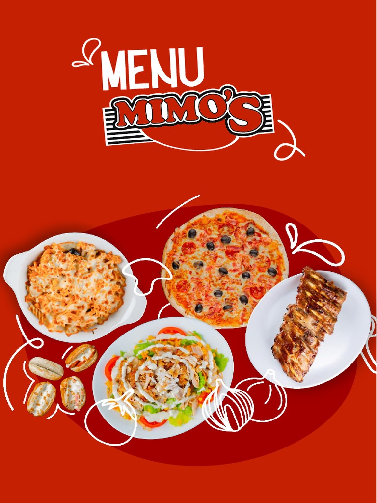 Mimos Pizza Menu | PDF | Alimentos | Culinária