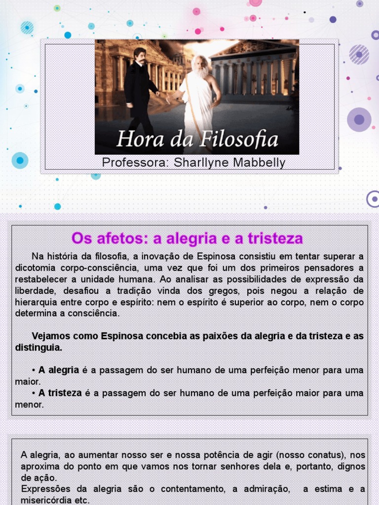 Espinosa e Empirismo: Filosofia e Paixões | PDF | Francis Bacon ...