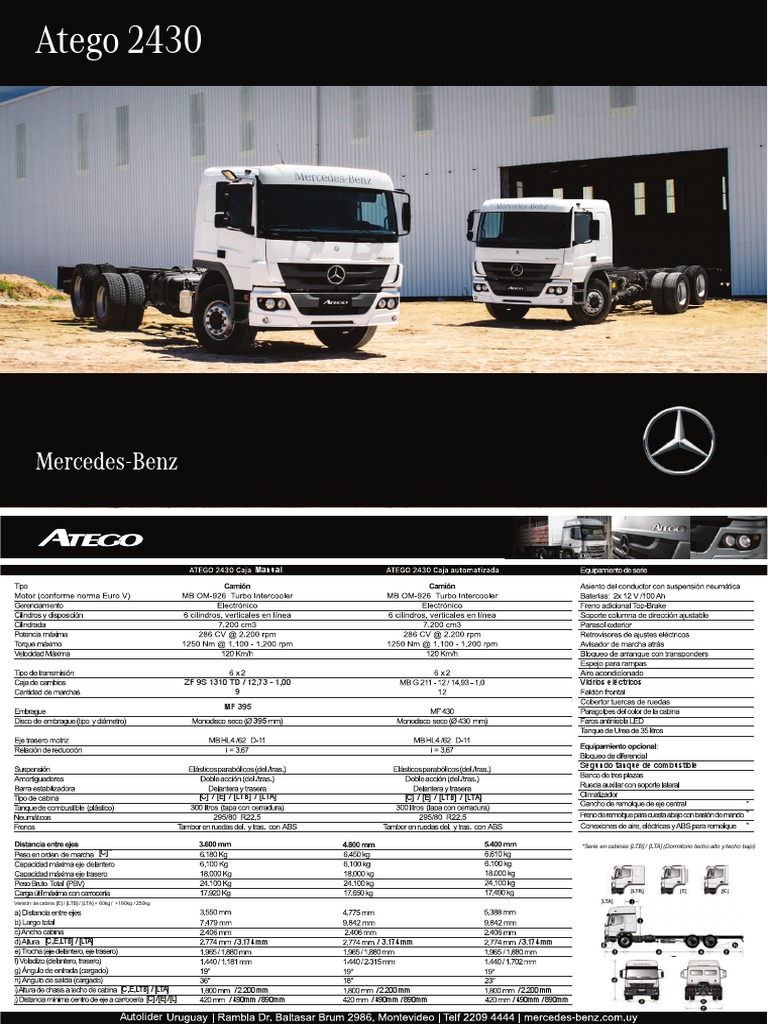 Atego 2430 | PDF