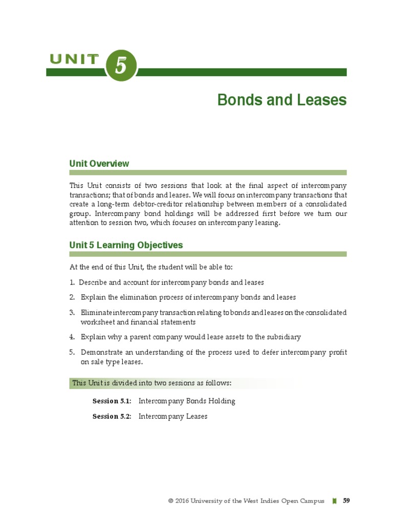 ACCT3041 Unit 5 - 22082016 | PDF | Bonds (Finance) | Book Value