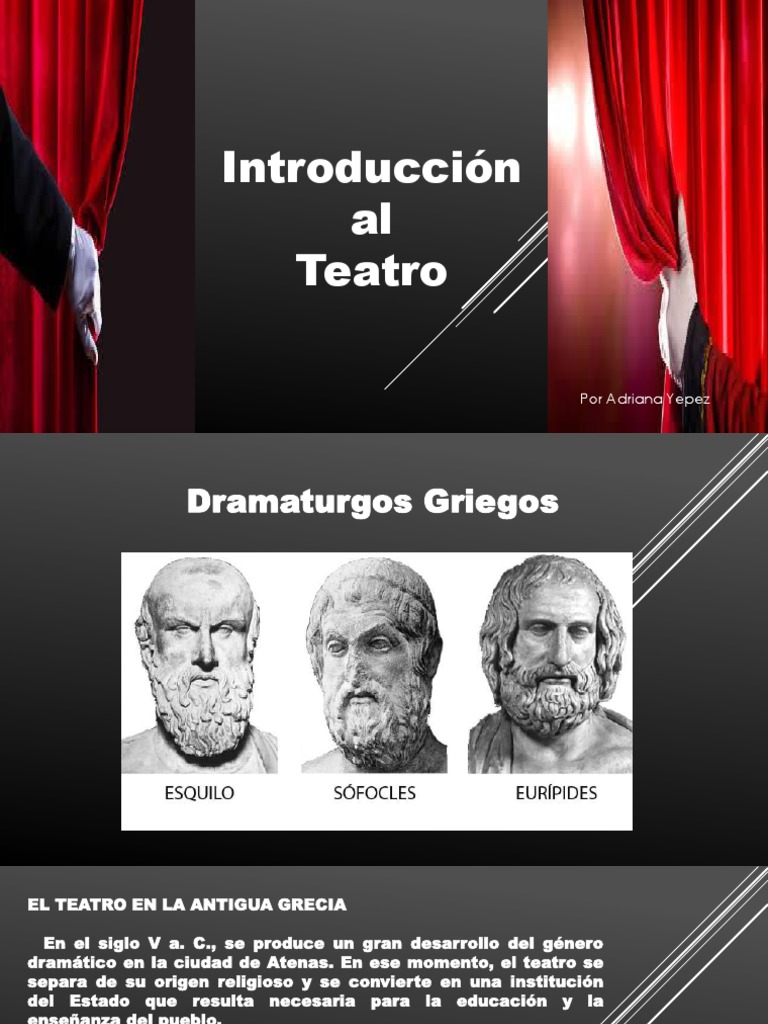 Introdución Al Teatro PDF | PDF | Teatro | Poética (Aristóteles)