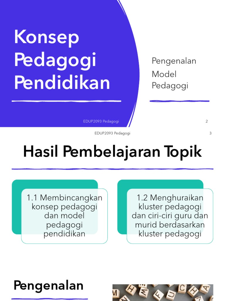 Panduan Pedagogi dan Modelnya | PDF