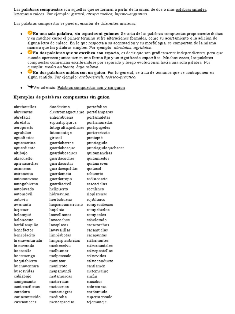 Palabras Primitivas y Derivadas | PDF | Palabra | Morfología Lingüística