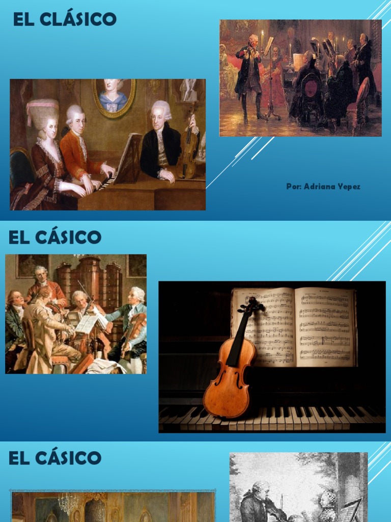 El Clásico | PDF | Periodo Clásico (Música) | Piano