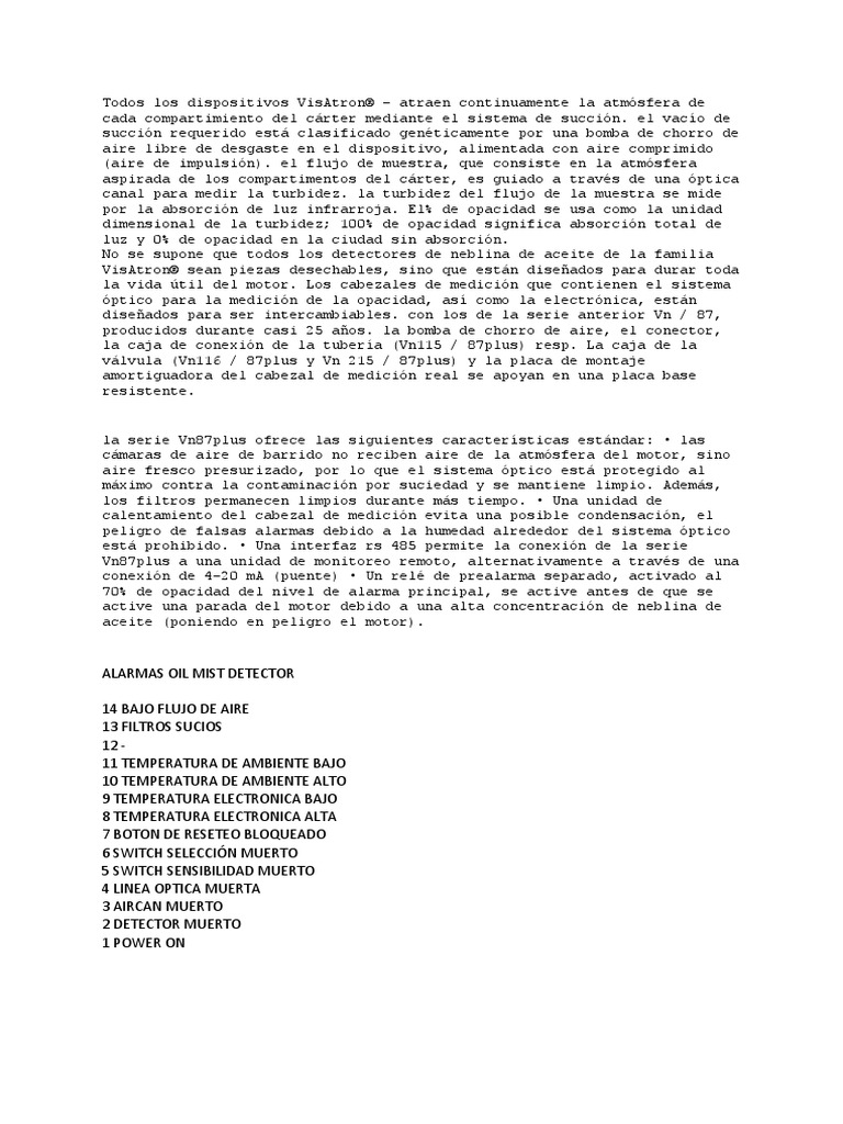 Todos Los Dispositivos VisAtron | PDF | Electrónica | Óptica