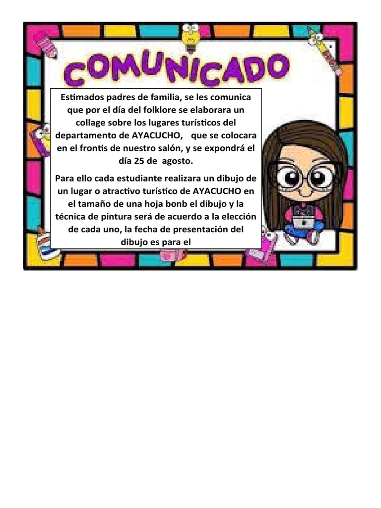 Comunicado Feria de Ciencias | PDF | Maestros | Método de enseñanza