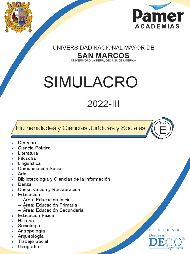 Simulacro 4 - Area e | PDF | Adultos | Desigualdad social