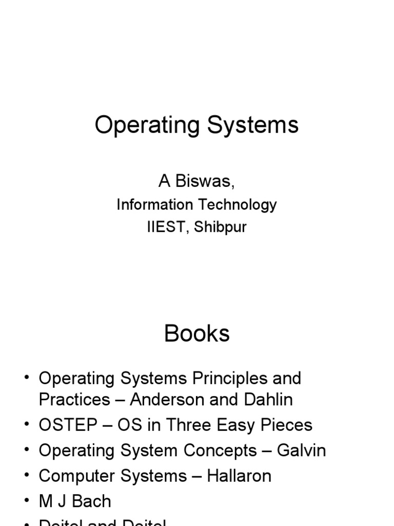 OS 01 Introduction | PDF | Random Access Memory | Programming