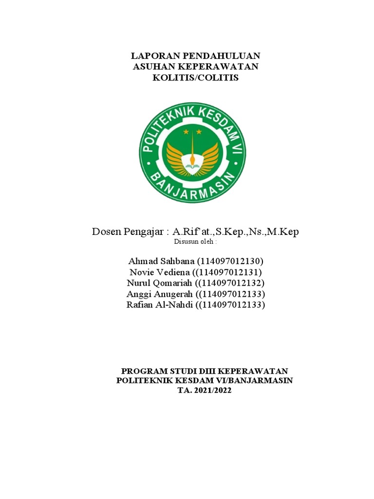 Kel KMB 1 LP Colitis | PDF