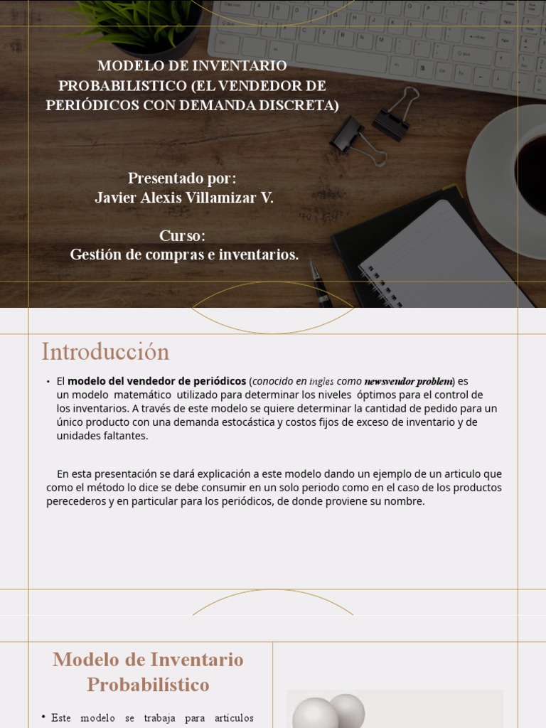 Modelo Newsvendor y Demanda Discreta | PDF | Inventario | Economias
