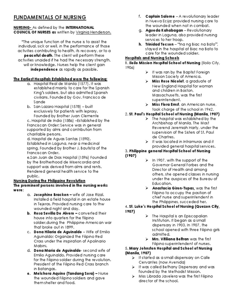 Funda Handouts | PDF | Morality | Nursing