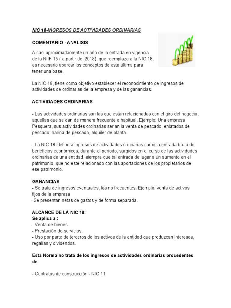 Apuntes (Analisis Nic 18-23) | PDF | normas internacionales de ...