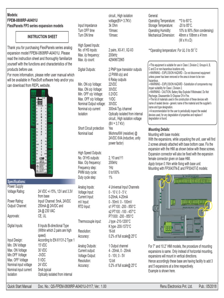 Fpem 0808RP A0401u | PDF | Physical Quantities | Electrical Engineering