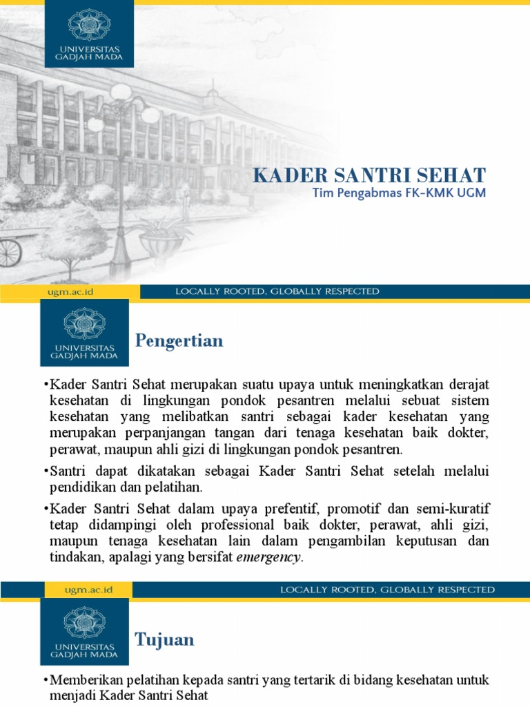 Tentang Program Kader Santri Sehat | PDF