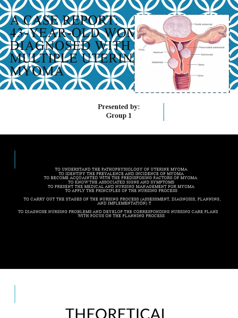 Case Presentation - MYOMA - SADDORA (Autosaved) | PDF | Uterus ...