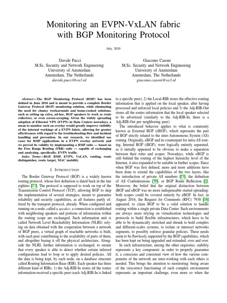 p77 Report | PDF | Computer Network | Virtual Private Network