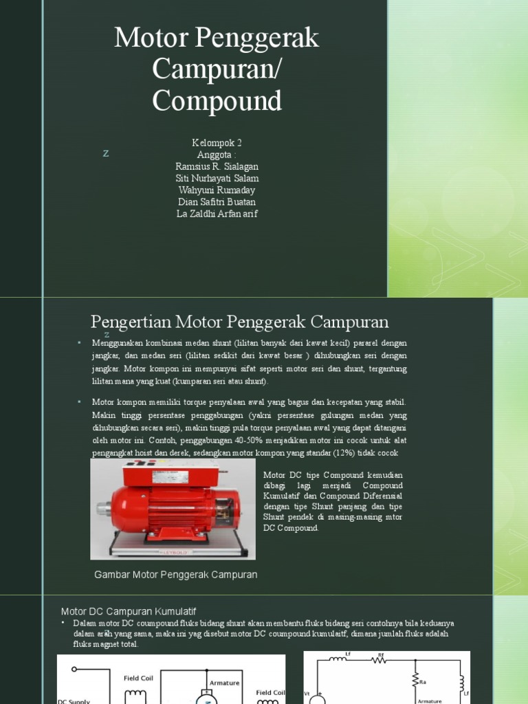 Motor Penggerak DC Compound | PDF