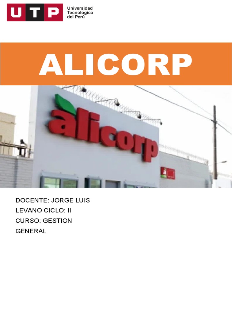 ALICORP | PDF | Business | Economias