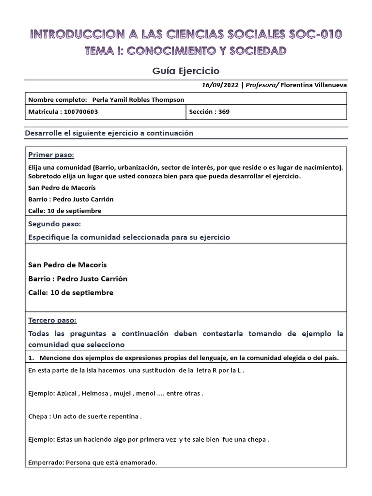 Guia de Ejercicio Unidad I-Enviar Por Tarea | PDF | Conocimiento | Empirismo