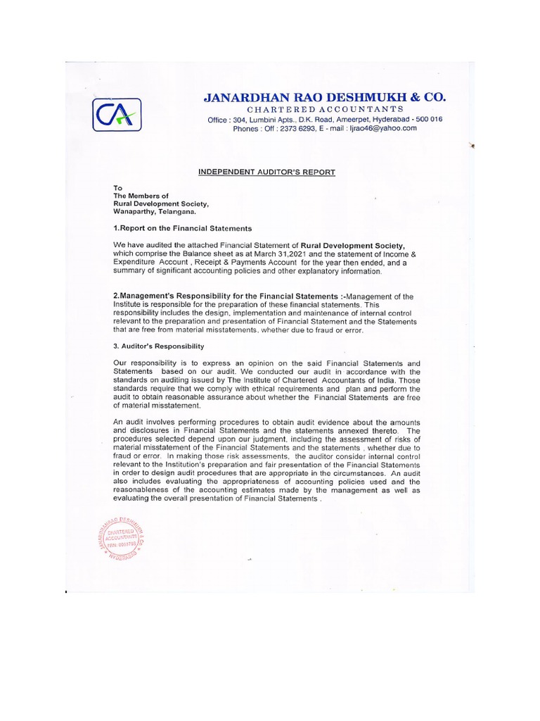 Audit 2020-2021 | PDF