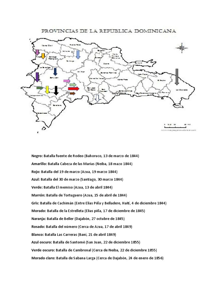 Mapa de La Republica Dominicana | PDF