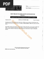 BECE 2025 Revised Timetable | PDF