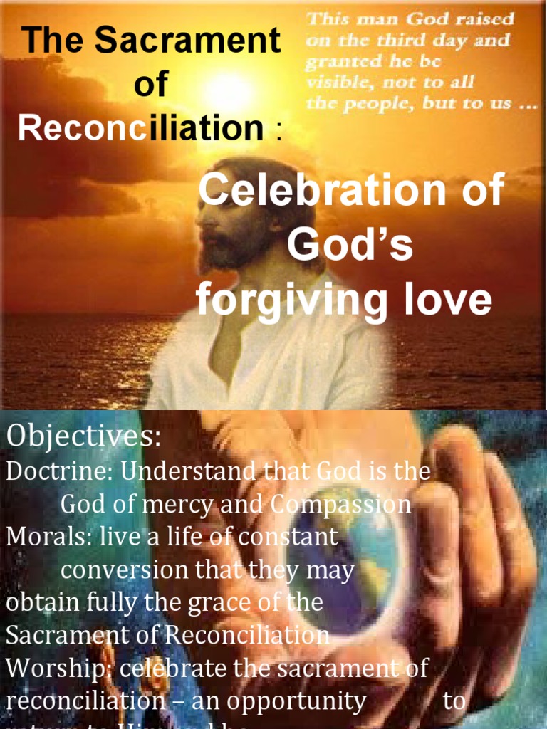 Reconciliation: Embracing God's Mercy | PDF | Penance | Confession ...