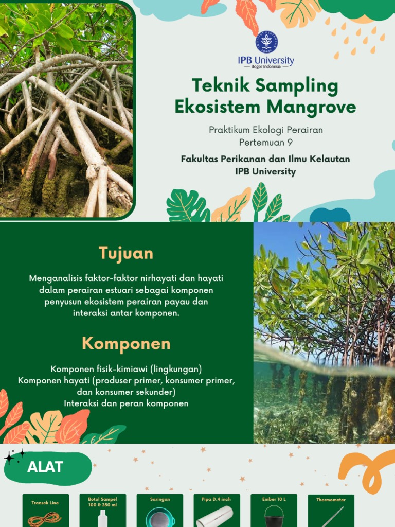 Pertemuan 9 - Teknik Sampling Mangrove | PDF