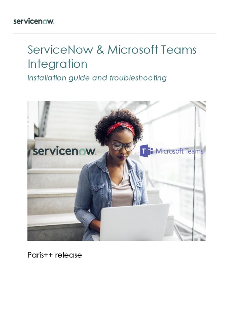 ServiceNow Integrations With Microsoft Teams Installation Guide | PDF | Application Software ...