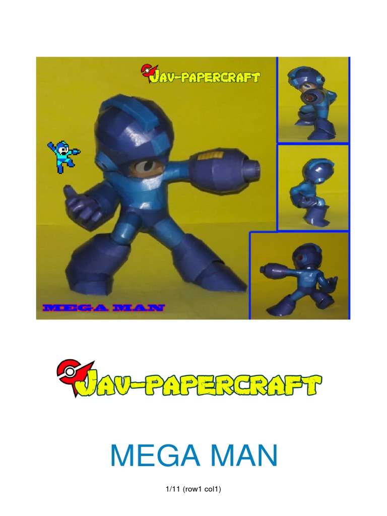 Mega Man - Papercraft | PDF