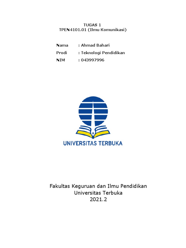 TUGAS 1 Ilmu Komunikasi | PDF | Karier & Perkembangan | Ilmu Sosial