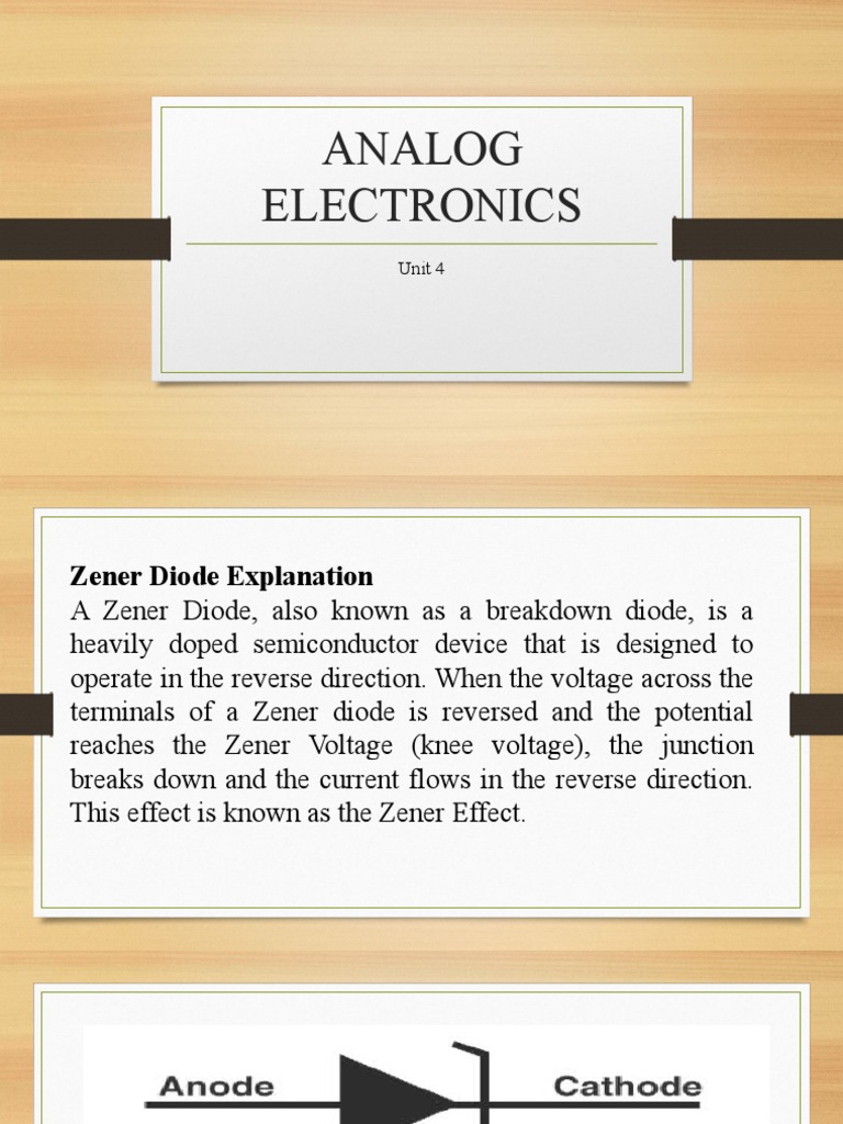 Analog Electronics | PDF | Diode | Laser