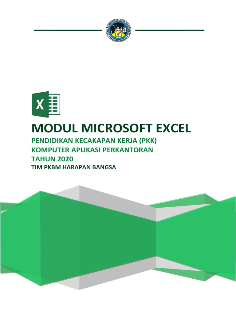 Modul Microsoft Excel - PKK PKBM Harapan Bangsa 2020 | PDF | Komputer
