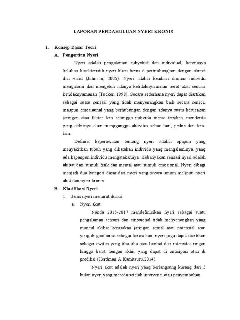 LP Nyeri Kronis | PDF