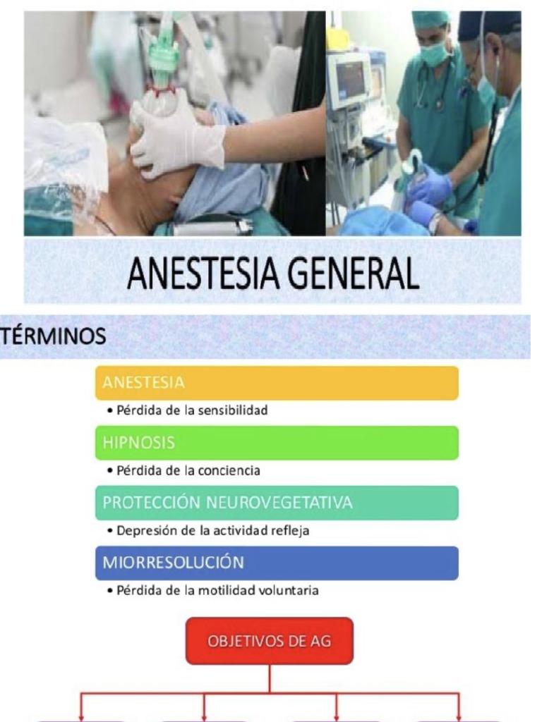 Anestesia General I | PDF
