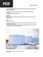 Plumbness & Roundness of Storage Tanks | PDF | Surveying | Scientific ...