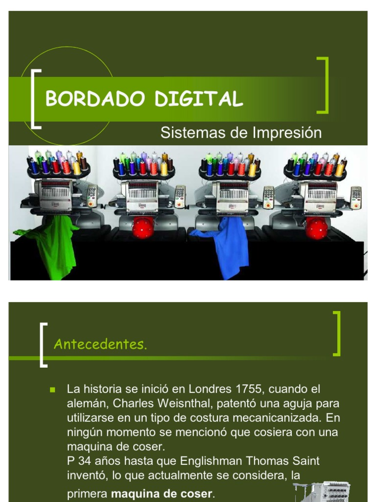 Bordado Digital | PDF