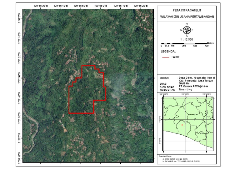 Peta Citra Satelit 30,69 | PDF